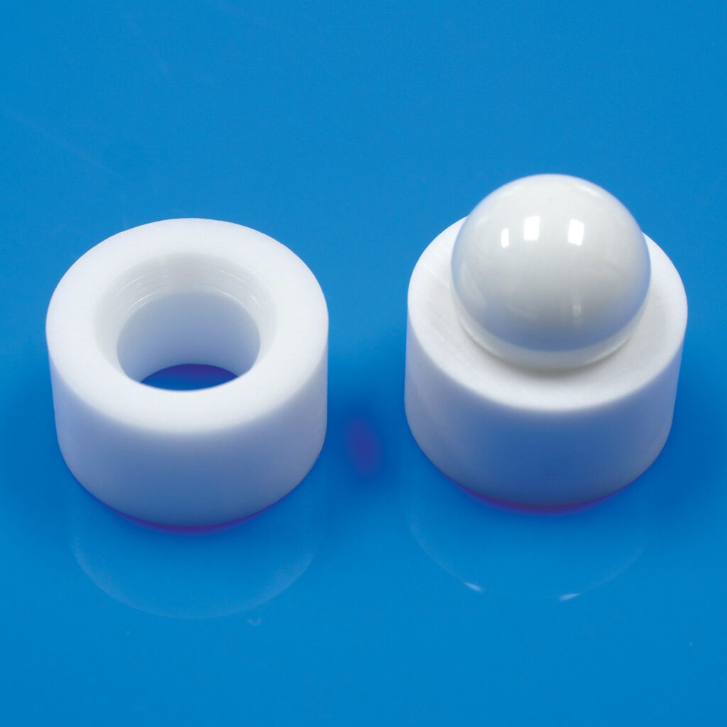 Zirconia ceramic valve seat and ball - jh-ceramic